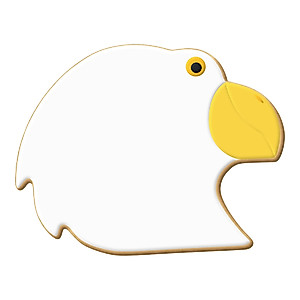 Eagle Hawk Head Cookie Cutter 4.5 Inch - Made in the USA – Foose Cookie Cutters Tin Plated Steel Eagle Hawk Head Cookie Mold