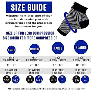 FlexAdapt Plantar Fasciitis Compression Socks for (1 Pair) – Compression Sleeve for Achilles Tendonitis Relief, Plantar Fasciitis Relief, Foot Swelling - Black - Large