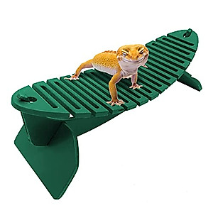 Reaptabox Creations Wood Hammock for Reptile Hide - Bearded Dragon Hammock - Premium Plywood Reptile Supplies - Available in 6 Colors – (22" L x 7.5" H)