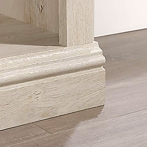 Sauder Select 2 Shelf Bookcase, L: 35.28" x W: 13.23" x H: 29.92", Chalked Chestnut finish