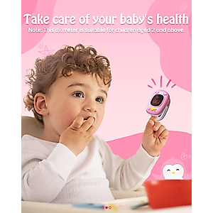 baby pulse oximeter for kids-pulse oximeter fingertip bluetooth baby oxygen monitor infant spo2 pulse monitor,Compatible with iOS Android,suitable for children infant kids baby