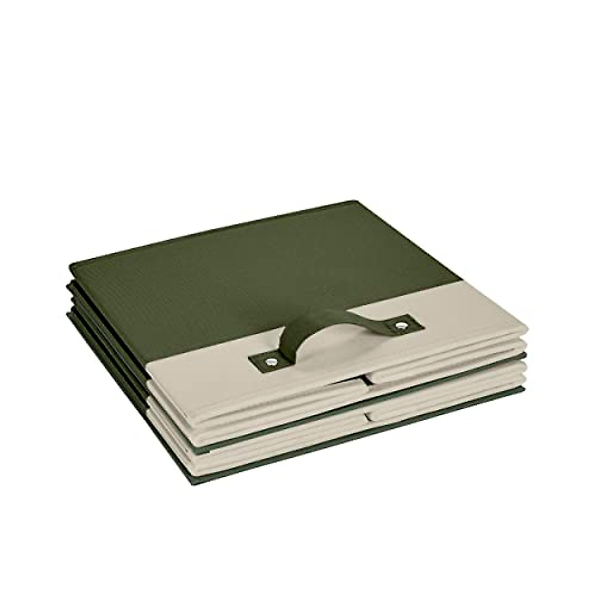 RiverRidge Kids 2pc 10.5in Two-Tone Folding Storage Bin Set - Olive