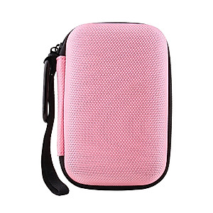 JINMEI Hard EVA Carrying Case Compatible with Canon PowerShot G7 X Digital Camera/SX720 SX620 SX730 Digital Camera. (Pink)