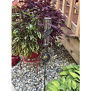 TBWHL 7" Capacity Rain Gauge Glass Replacement Tube for Yard Garden Outdoor Home (1Pcs)