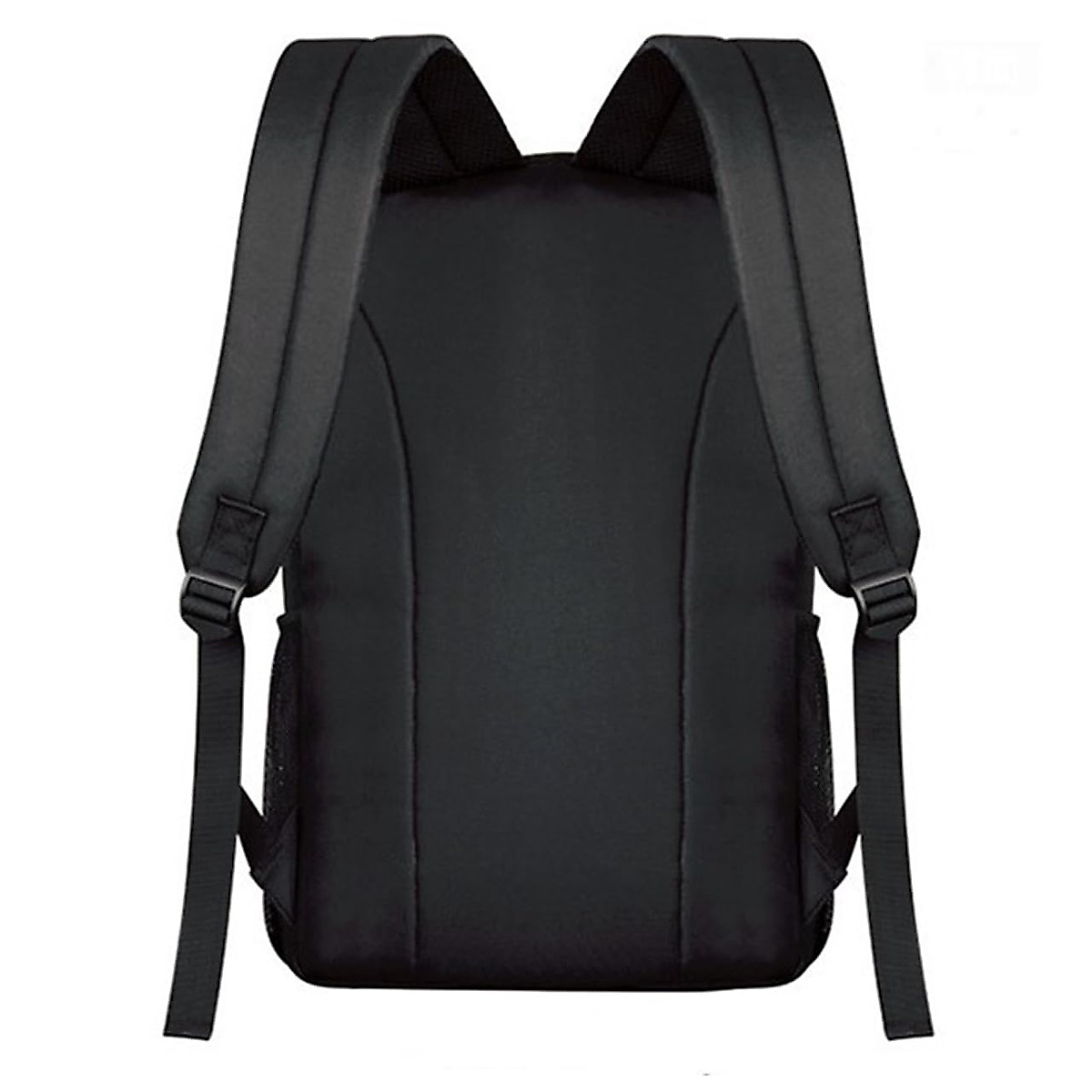 Kriture School Backpack, Unisex Lightweight Water-resistant Daypack Schoolbag Bookbag for Boys Girls Teens, Black