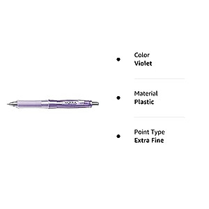 PILOT Acro Ink Extra Fine Ballpoint Pen, Dr. Grip G-Spec, Violet (BDGN-60EF-V)