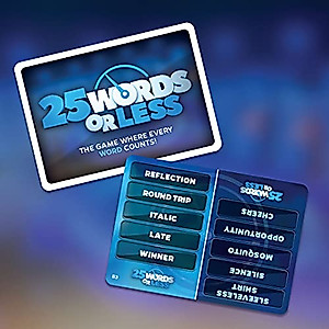 USAOPOLY 25 Words or Less | Fast-Paced Word/Friends & Family Board Game | Based on Popular TV Game Show with Meredith Vieira