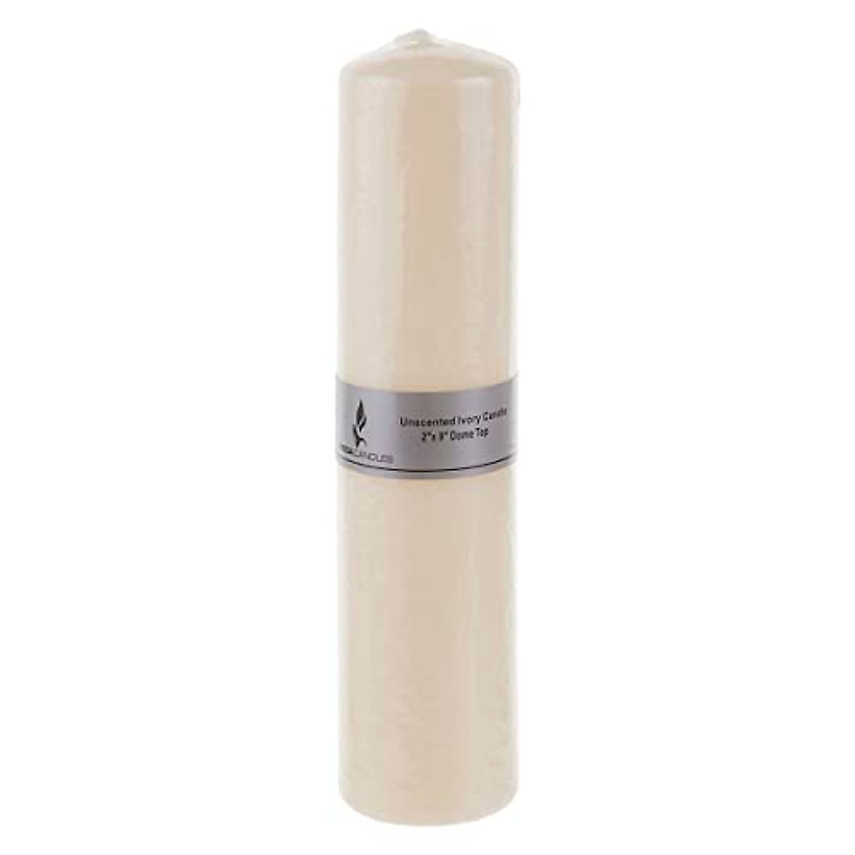 Mega Candles 6 pcs Unscented Ivory Round Pillar Candle, Pressed Premium Wax Candles 2 Inch x 9 Inch, Home Décor, Wedding Receptions, Baby Showers, Birthdays, Celebrations, Party Favors & More