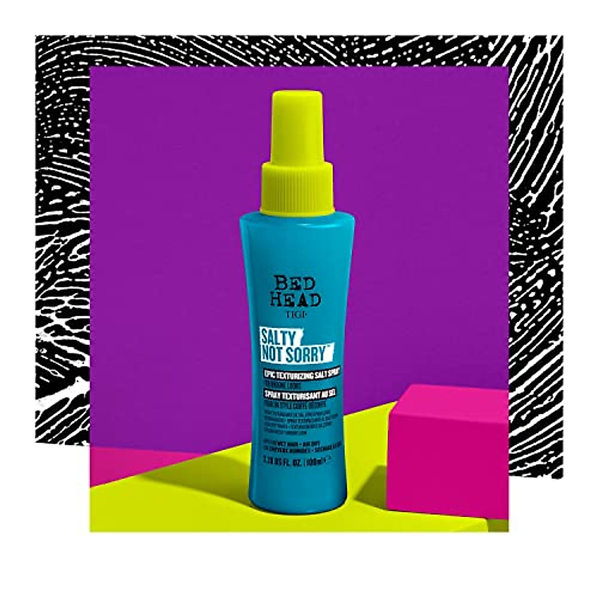 TIGI Bed Head Salty Not Sorry texturizing Salt Spray for Natural Undone Hairstyles 3.38 fl oz