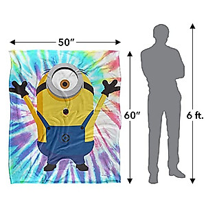 Minions Blanket, 50"x60", Stuart Silky Touch Super Soft Throw Blanket