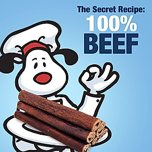 ValueBull Collagen Sticks, Beef Dog Chews, Thick 12 Inch, 50 Count Bulk Pack - Natural & Safe, Single Ingredient, Long Lasting, Healthy for HIPS, Joints, Skin & Coat