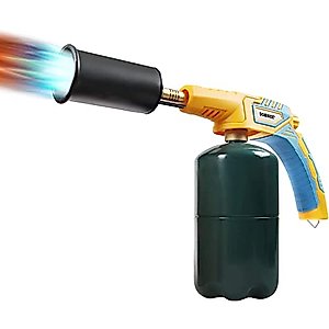 POWERFUL Creme Brulee Torch, Kitchen Cooking Torch, Charcoal Torch - Food Torch for Cooking - Culinary Torch,Outdoor Cooking Torch for BBQ Searing Steak (Tank Not Included)