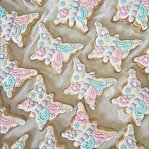 3PCS Butterfly Cookie Cutters Set,Stainless Steel Cutter for Themed Party Baby Shower Wedding Spring Easter Holiday