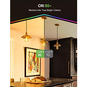 Edison LED Light Bulbs, 6W Equivalent 60W, Warm White 2700K, Non-Dimmable, 600LM, 85+CRI, ST58 Vintage Clear Glass Filament Light Bulbs, E26 Medium Base, Pack of 12