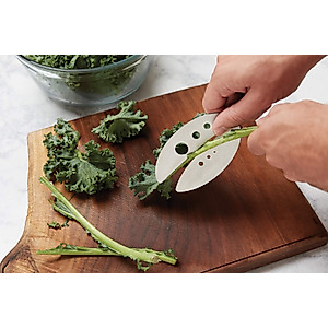 Fox Run Stripper Tool for Herbs and Leafy Greens, Graduated, Stainless Steel