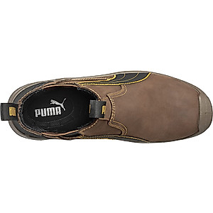 PUMA Men's Tanami Brown Mid Industrial Shoe, 9.5