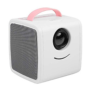 KXDFDC Mini Projector Portable LED LCD Projector, Full Supported, Home Theater Outdoor Projector Gifts for Kids (Color : Black-JoJo's Bizarre Adventure1)