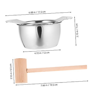 UPKOCH Pomegranate Peeler Pomegranate Arils Removal Tool Pomegranate Deseeder Peeling Tool Fruit Pomegranate Juicer with Bowl and Wooden Hammer