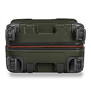 Briggs & Riley Torq Hardside Carry On Luggage with Spinner Wheels 22 inch. USB Charging Port, TSA-Friendly Locks, Easy Access Hinged Front Pocket, Green