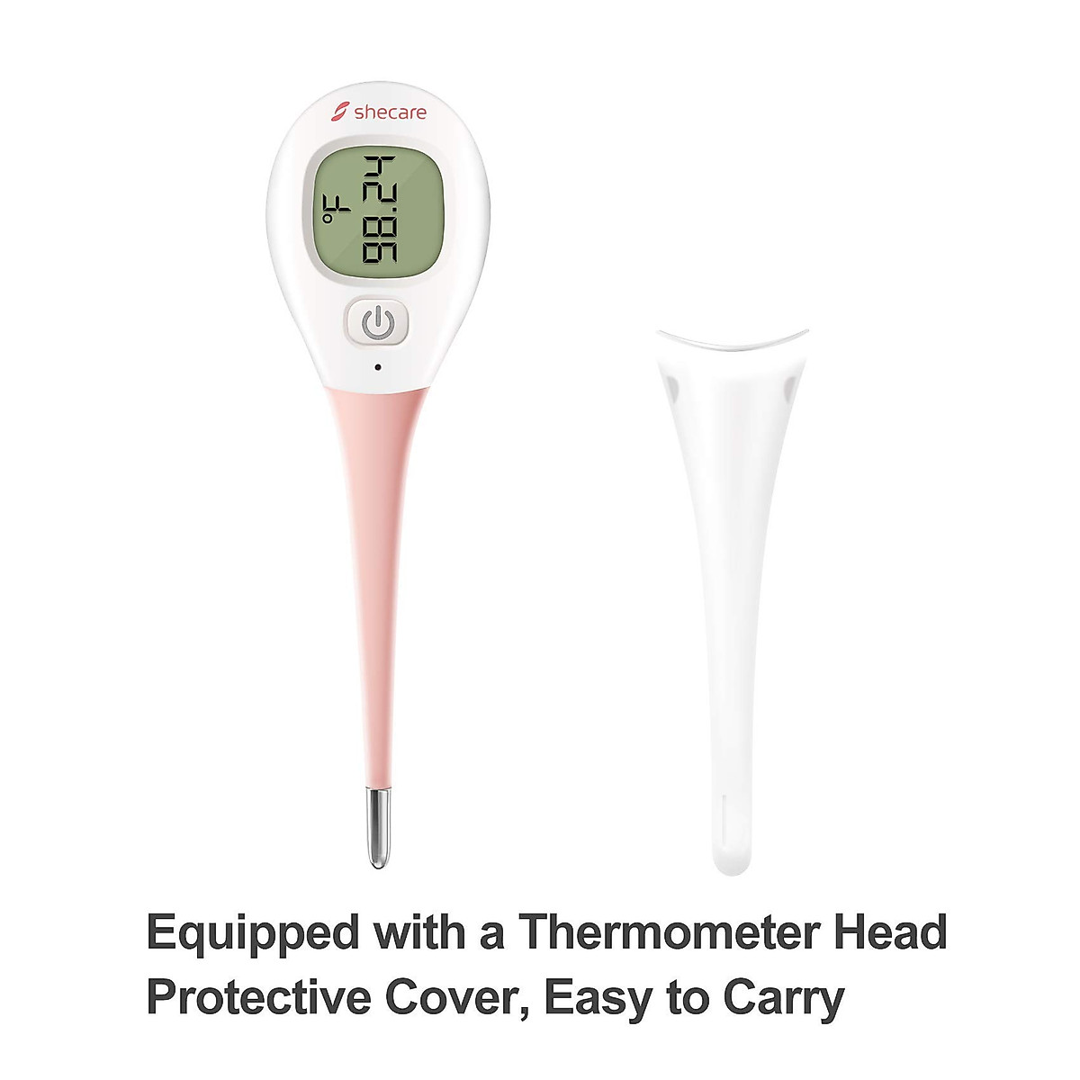 Shecare Digital Basal Body Thermometer for Ovulation,Fertility BBT Thermometer High Precision Oral Thermometer,Accurate 1/100th Degree Works with Shecare APP Basal Thermometer Basic Thermometer