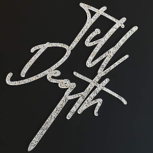 Till Death Cake Topper, Wedding Bridal Shower Engagement Bachelorette Party Decorations, Acrylic Silver Glitter