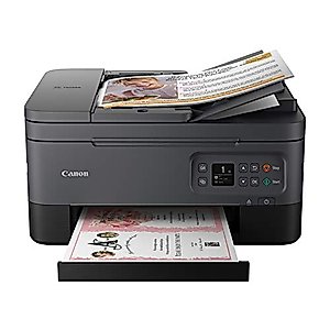 Canon PIXMA TR7020a All-in-One Wireless Color Inkjet Printer, with Duplex Printing, Mobile Printing, and Auto Document Feeder, Black