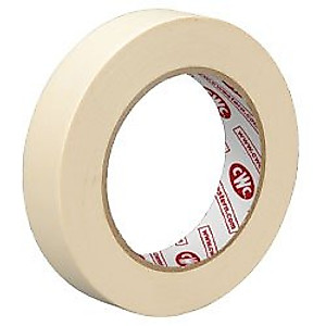 1" x 60 Yard 5.6 Mil Masking Tape (36 Rolls) - CWC 055320