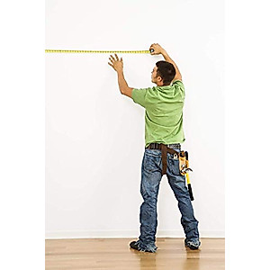 Triton - 6 Pack - 25 ft Tape Measures - Easy to Read Fractions to 1/8th inch - Magnetic Claw Tip - Thumb and Quick Lock - Autowind - Belt Clip