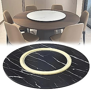 Lazy Susan Turntable For Dining Table, 20~39 Inch Tabletop Serving Tray, Wooden Rotating Plate, 360° Smooth Rotation RoundRotating Board, With ABS Silent Bearing