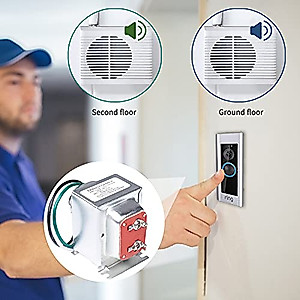 Doorbell Transformer, 16V, 30VA Comptible with Ring Pro,Nest Hello