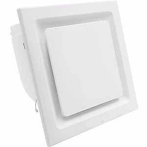 Aydomer Bathroom Fan Exhaust Fan Ceiling Mount Ventilation Fan Through Wall Extractor Exhaust Smoke Fan 110V Bathroom Ceiling Fan for Kitchen 120CFM 1.2Sones (Square)