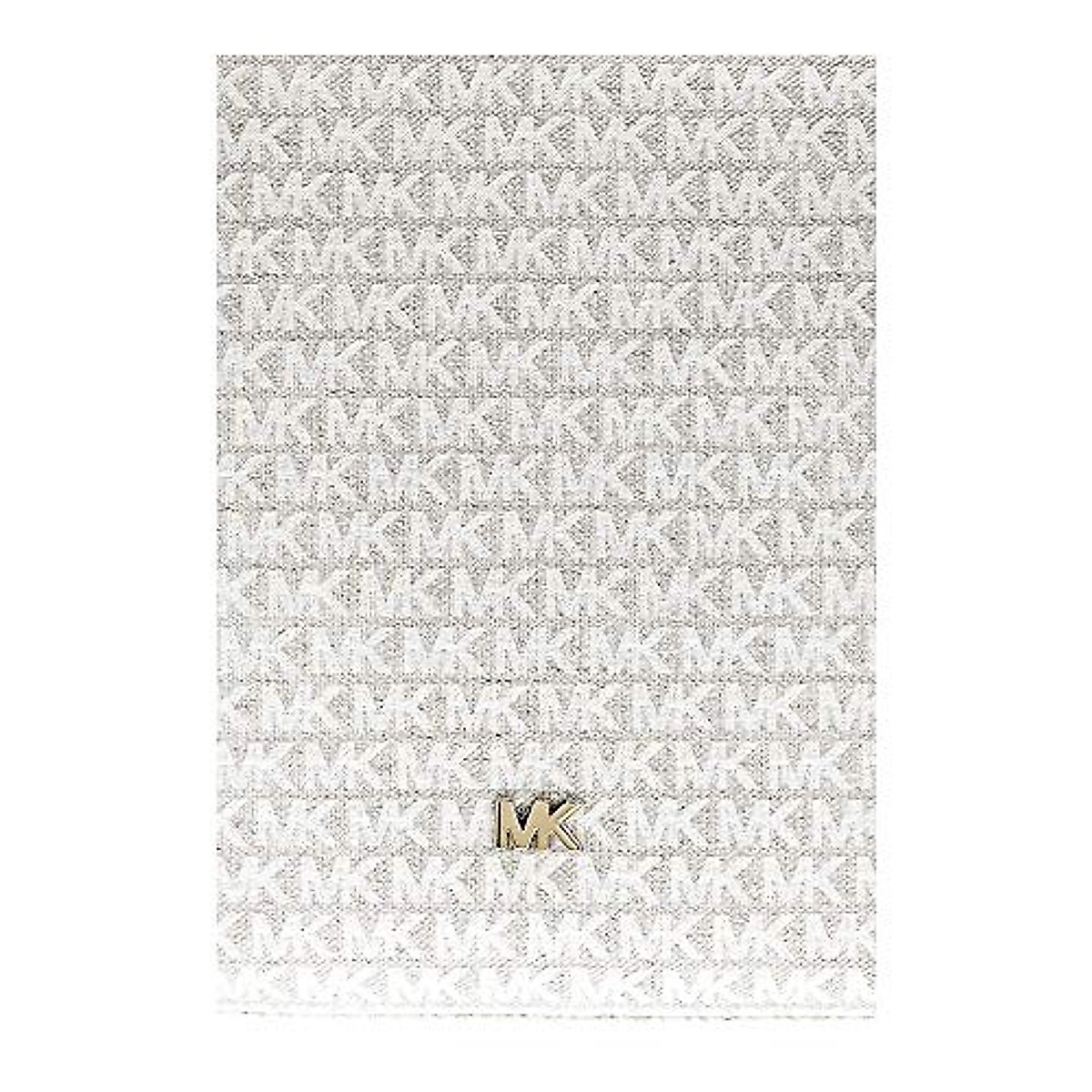 MICHAEL Michael Kors Griffin Large Logo Jacquard Shoulder Bag - Nat/Lt Cream