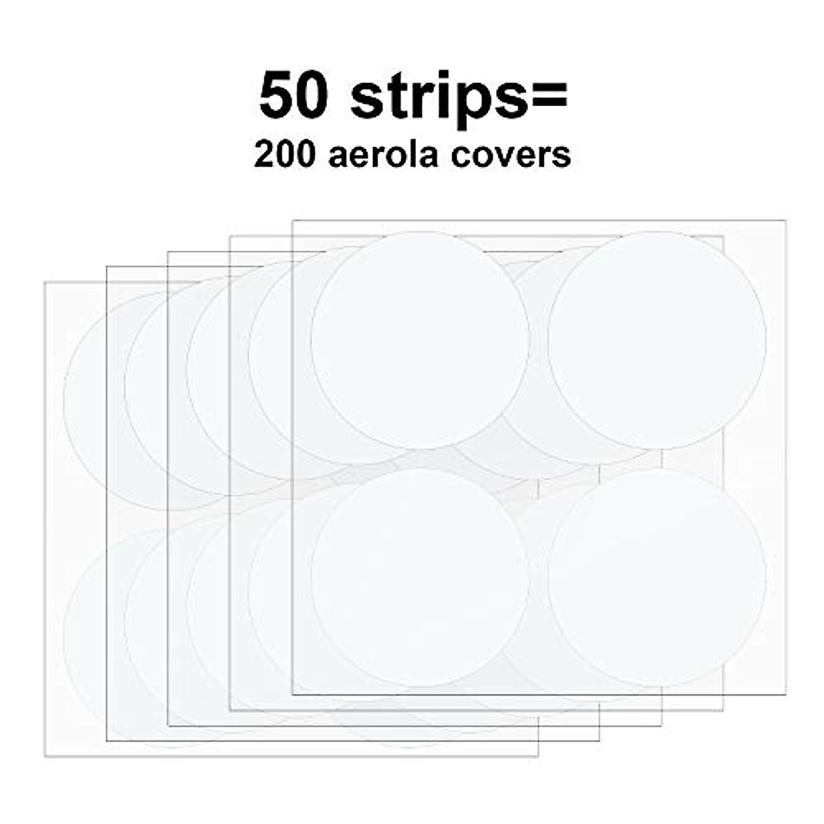 200 Pieces Men Nipple Tape Nipple Cover Nipple Guard Disposable Nipple Pasties Set for Runners White