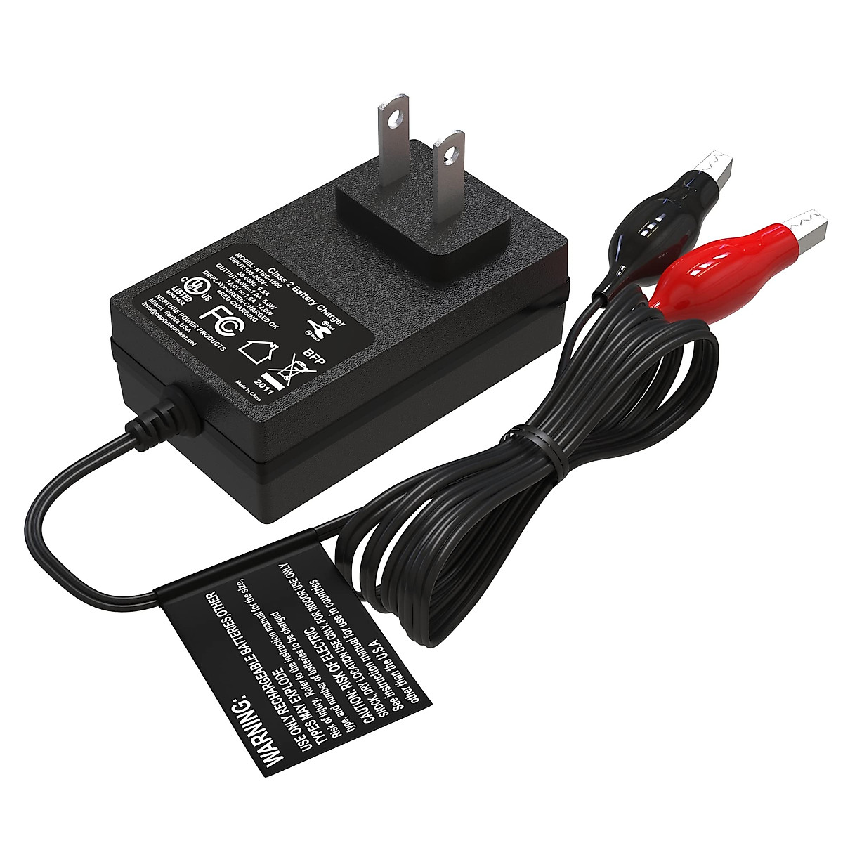 Neptune Power Products Smart Battery Charger NTBC1000 Replacement For Battery Tender Junior 12V Charger/Maintainer: Automatic 12V For Powersports Motorcycle, ATVs, and More (1)