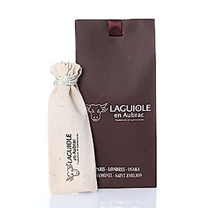 Laguiole en Aubrac Pocket knife, Snakewood, polished Steel Bolsters L0212AMI