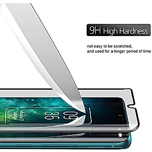 Phone Case for TCL 10 Pro (6.47"), with [1 x Tempered Glass Protective Film], KJYF Clear Soft TPU Shell Ultra-Thin [Anti-Scratch] [Anti-Yellow] Case for TCL 10 Pro - Transparent