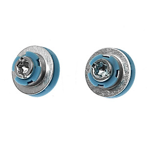 BAIRONG Hard Drive Mounting Screw 4PCS Blue Isolation Grommet Mute Mounting Screws for 3.5inch HDD DC5800 DC7800 DC7900 6005 6200 6300 Z200 6000 8000 8100 8200 8300 Z40010720 Z400101020 Z4001072010
