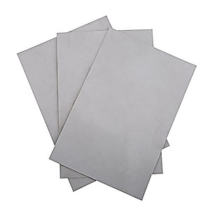 Dilwe Inflatable Boat Repair Patch, 3 pcs Quality PVC Repair Patches Repair Tool for Inflatable Boat Kayak Canoe Waters Toy (Grey)