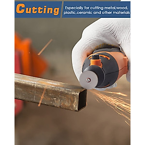 CHILEAD Rotary Tool Accessories Kit, 500 Pcs Accessory Set, 1/8"(3.2mm) Diameter Shanks, Universal Fitment Bits for Easy Cutting, Sanding, Grinding, Sharpening, Carving, Drilling, Polishing, Engraving