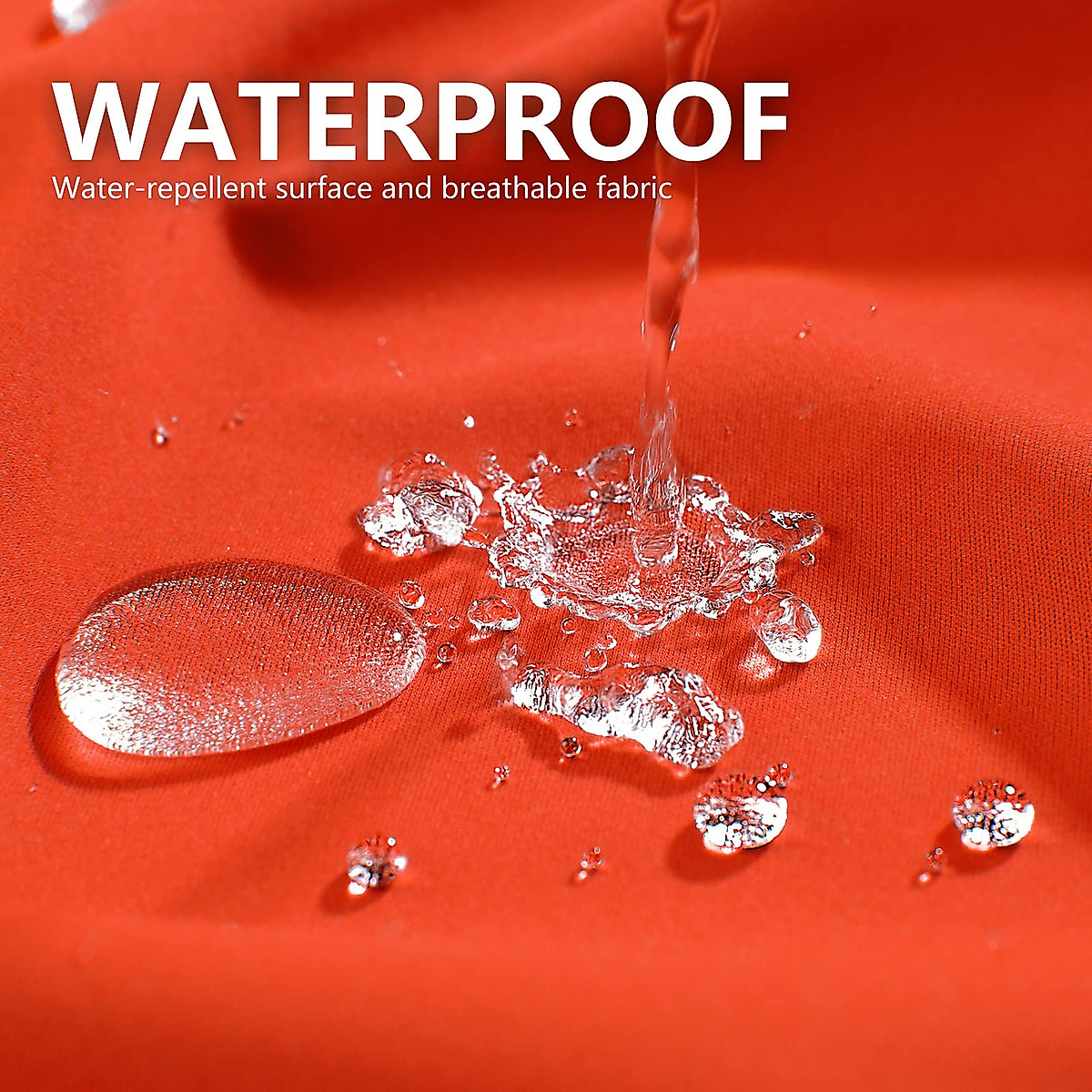 33,000ft Men's Cycling Jacket Long Sleeve, Waterproof Running Bike Vest Outerwear Reflective Windproof Sleeveless Jacket