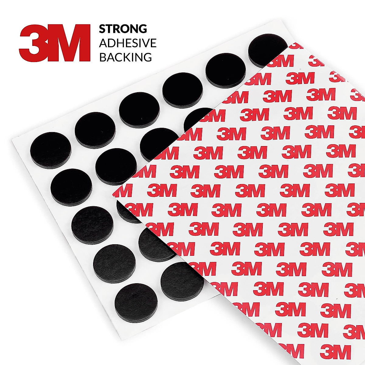 Round Magnets with Adhesive Backing, 120 Pieces Magnet Circles (Diameter 0.8’” x 0.08”) on 4 Tape Sheets, with 3M Strong Adhesive Backing. Perfect for DIY, Art Projects, whiteboards & Fridge