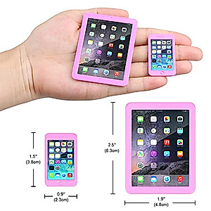 ZITA ELEMENT 24 Pcs 18 Inch Girl Doll Accessories Suitcase Luggage Travel Set Including 18 Inch Doll Clothes Luggage Pillow Blindfold Sunglasses Camera Computer Cell Phone Ipad and Other Stuff