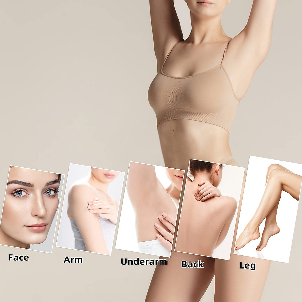 Roll on Wax, Roll on Wax Warmer Kit, Soft Honey Wax Roller Kit for Hair Removal, Beth lee Waxing Kit Roll On, Wax Kit for Larger Areas of the Body, Home Roller Waxing Kit for Men and Women