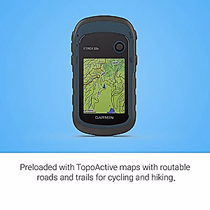 Garmin 010-02256-00 eTrex 22x, Rugged Handheld GPS Navigator, Black/Navy