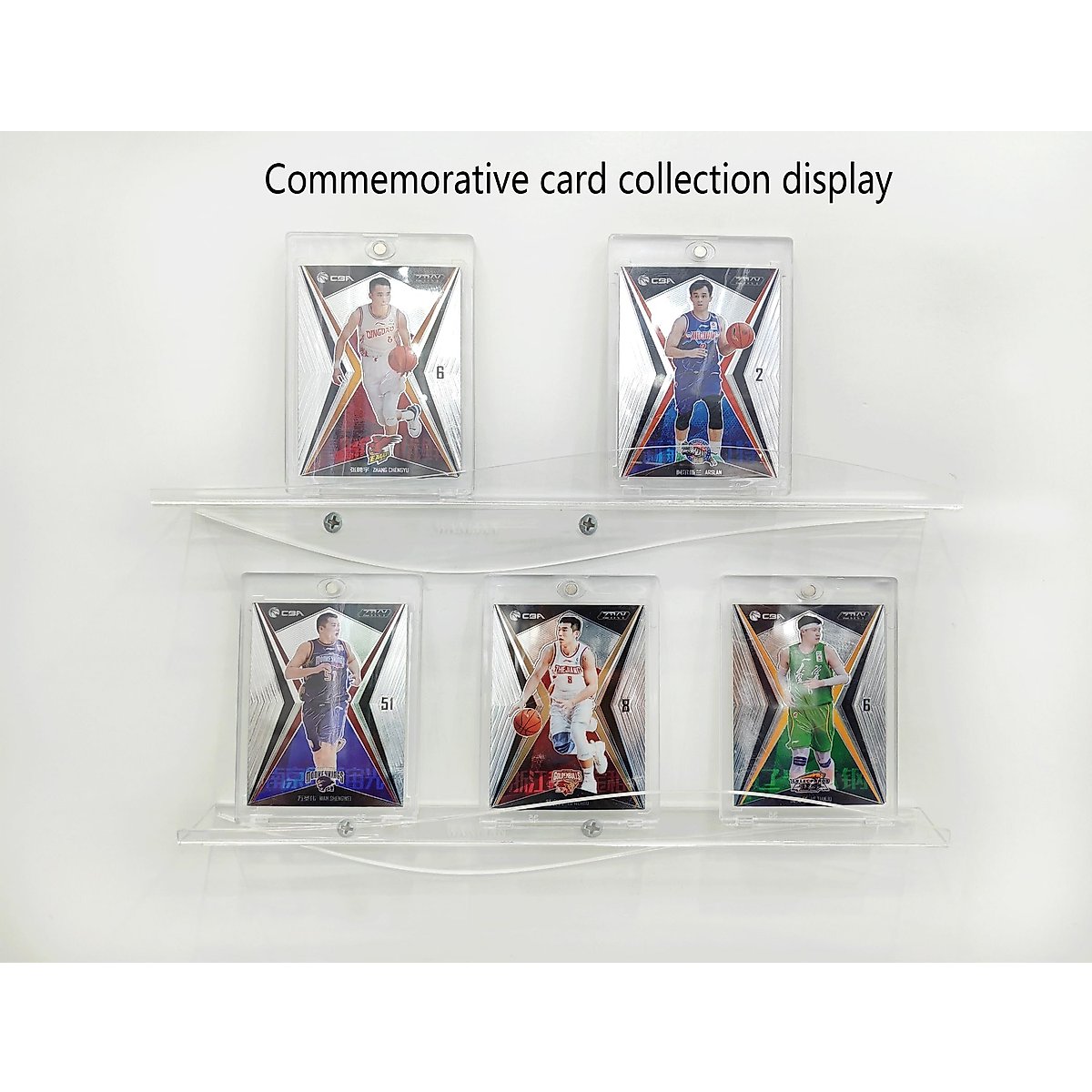 12'' Transparent Acrylic Wall Bookshelf Display Stand, Wall Mounted Storage Rack, Character Statue Picture Display Stand, Photo Frame Storage Rack, Wall Mounted Bookshelf, Cosmetics Display Cabinet