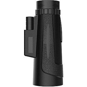 12x42 High Power HD Monocular Compact with Smartphone Adapter and Tripod BAK4 Prism FMC Lens Life Waterproof Monocular for Adult Bird Watching, Outdoor Hunti