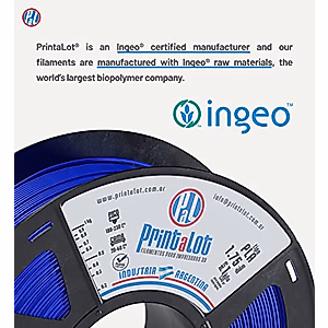 PRINTALOT PLA 3D Printer Filament, Dimensional Accuracy +/- 0.03 mm, 1 kg Spool, 1.75 mm Stone