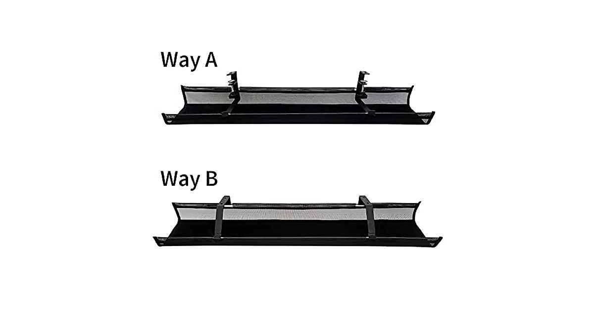 VWINDESK Cable Management Tray - Keep Cords Organized