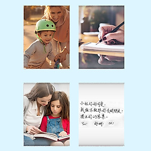 Wisoqu Mini Printer Pocket Mini Printer,200DPI Resolution Thermal Printing Ergonomic Printer,Wireless Mobile Photo Mini Printer Compatible with Android and iOS(Blue)