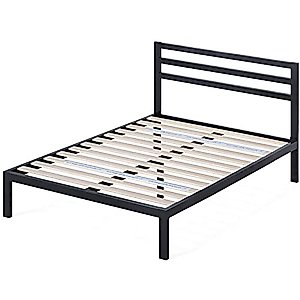 ZINUS Arnav Metal Platform Bed Frame with Headboard / Wood Slat Support / No Box Spring Needed / Easy Assembly, Full